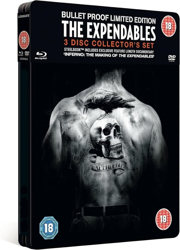 The Expendables Limited Set Blu-ray & Inferno Details Below DVD | CDON