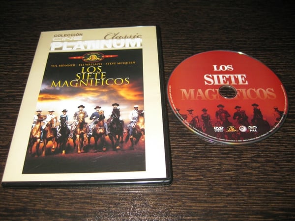 The Magnificent Seven: Yul Brynner, Eli Wallach, Steve McQueen DVD | CDON