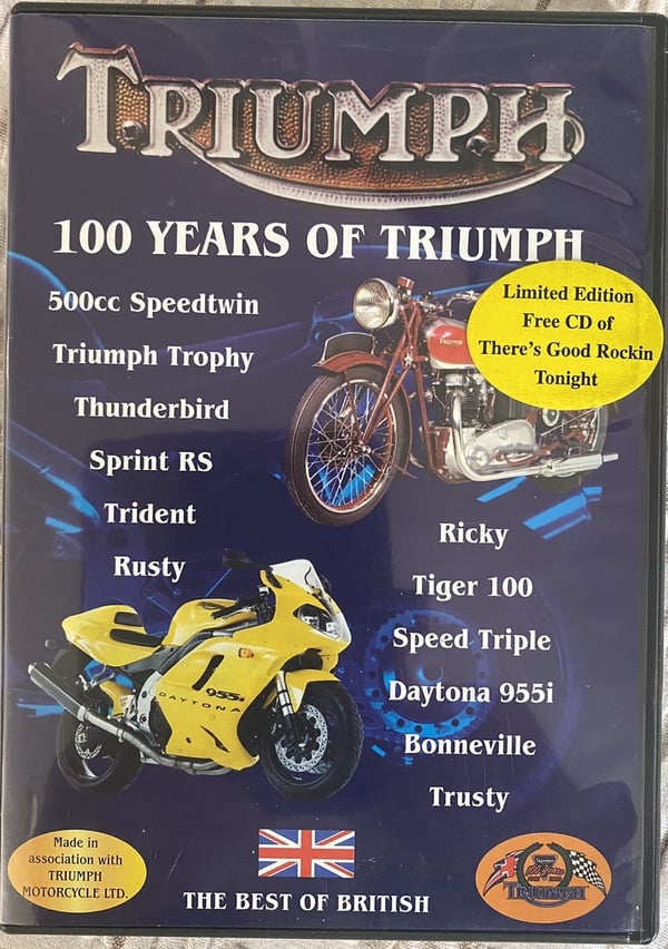 Triumph- 100 Years Of Triumph (Limited Edition DVD Brand New | CDON
