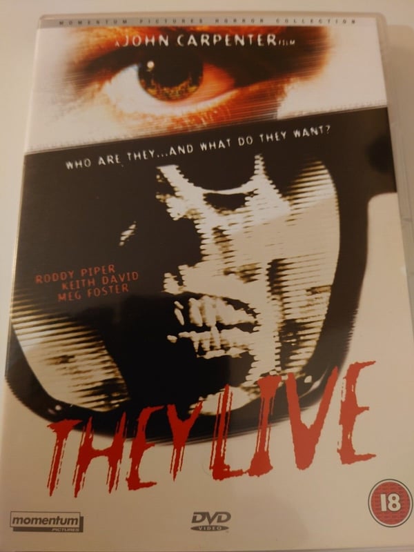 They Live KEITH DAVID, RODDY PIPER, MEG FOSTER, DIR JOHN CARPENTER ...