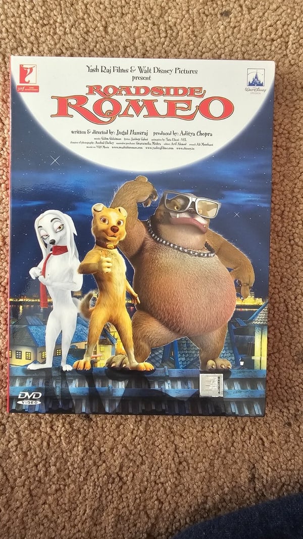 Roadside Romeo YRF Bollywood Saif Ali Khan Animation Disney DVD Brand ...