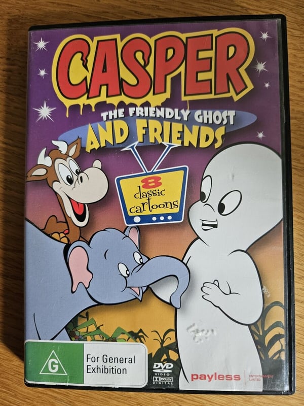 CASPER THE FRIENDLY GHOST AND FRIENDS RETRO 8 EPISODES DVD Brand New | CDON