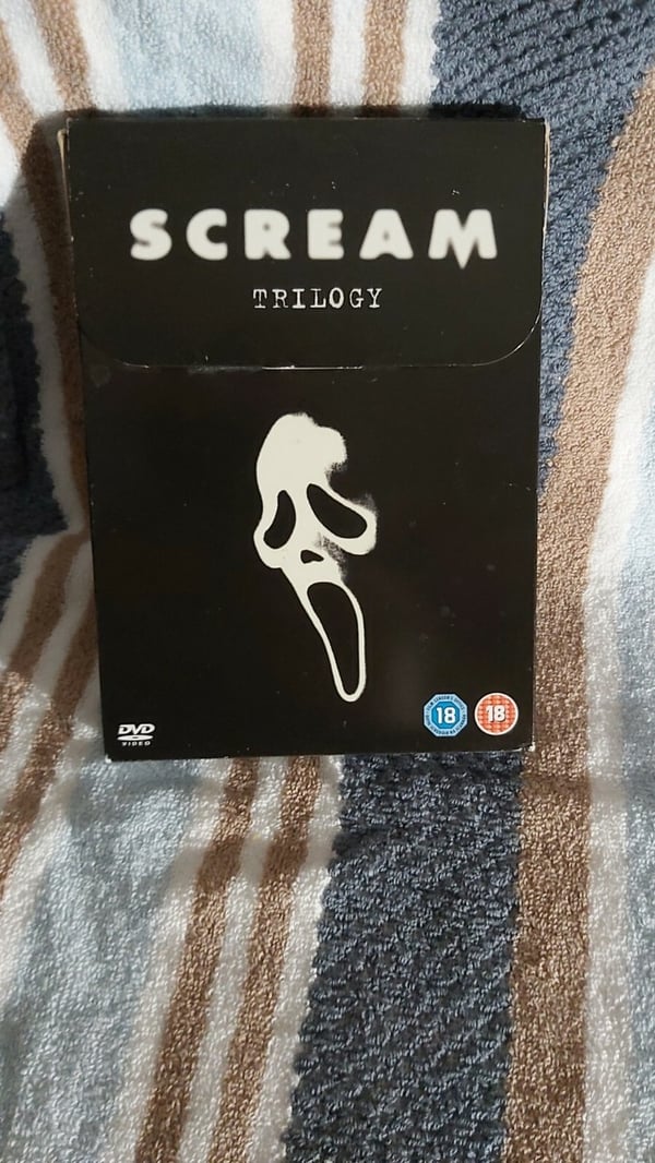 SCREAM TRILOGY ( 3 FILM'S FLIP BOX SET DVD Brand New | CDON