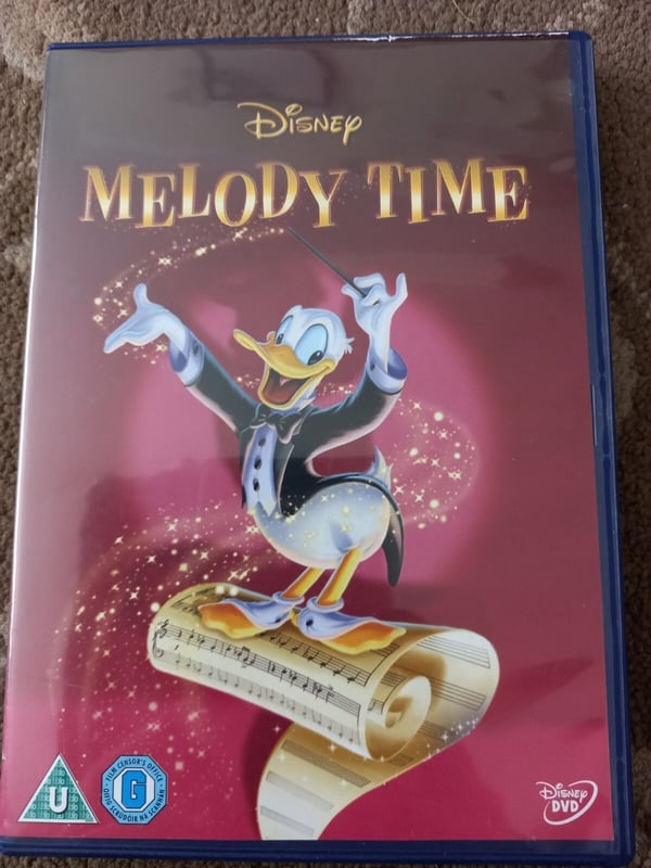 DISNEYS MELODY TIME DISNEY KIDS DONALD NUMBER 10 ON SPINE DVD Brand New ...