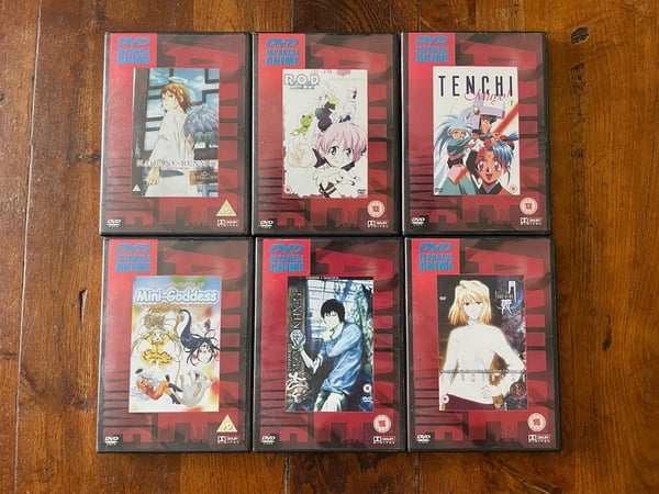 Anime Collection Boulevard Red Tenchi ROD Tsukihime & More DVD Brand ...