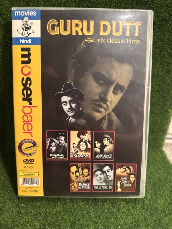 Guru Dutt Six Classics Films Collectors Edition Box Set DVD | CDON