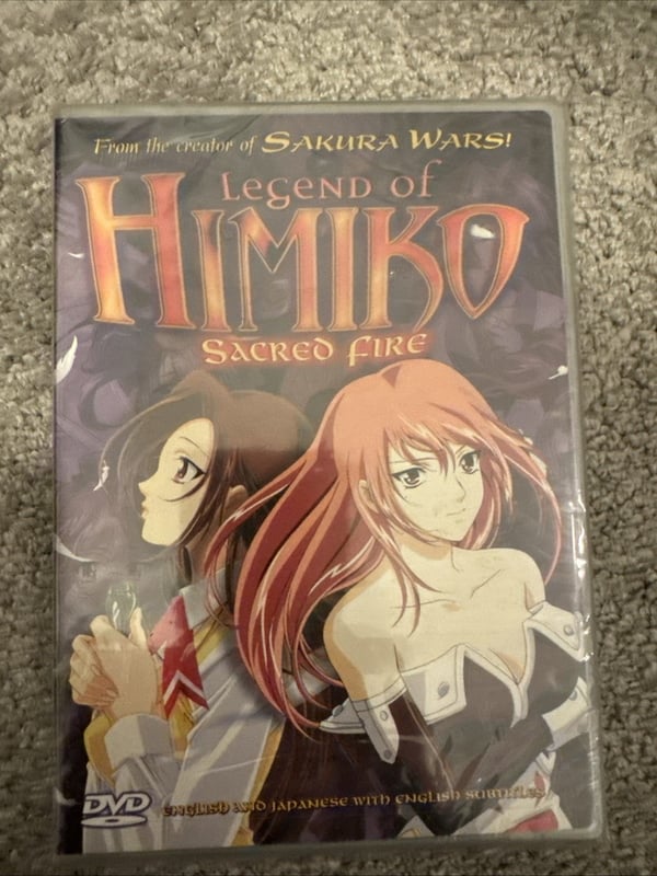 Legend Of Himiko Sacred Fire - RARE OOP Anime- US Manga Corps DVD Brand ...