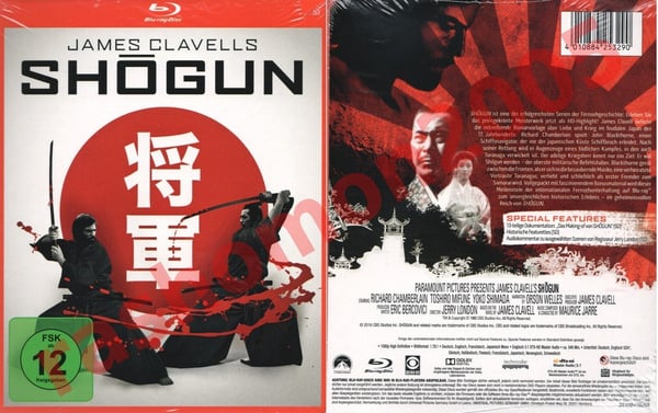 SHOGUN Richard Chamberlain Toshiro Mifune James Clavell Region Blu-ray ...