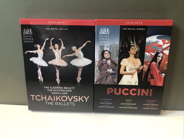 Puccini & Tchaikovsky Sets Sleeping Beauty Nutcracker Swan DVD Brand ...