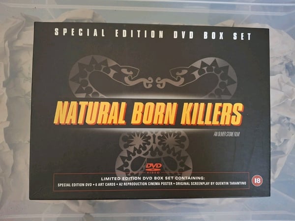 Natural Born Killers Special Edition Boxset , Book, Poster DVD Brand ...