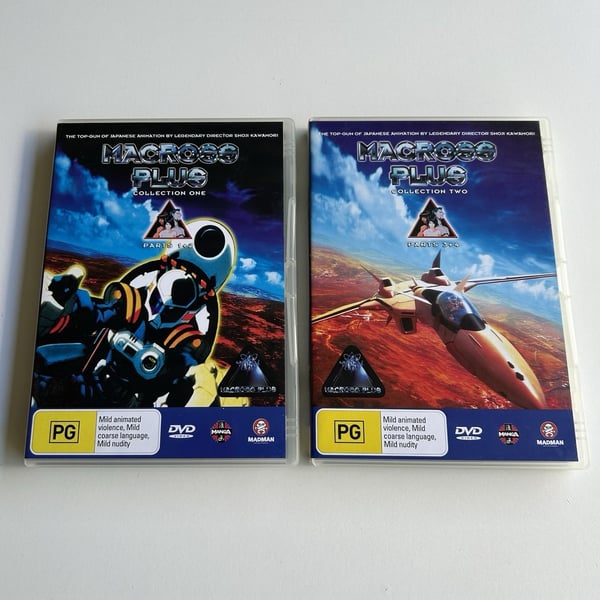 Macross Plus Collection 1 + 2 DVD – Sjelden Anime-serie Del 1-4 | CDON