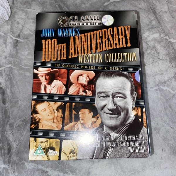 JOHN WAYNE 100th anniversary western collection box set 18 classic ...