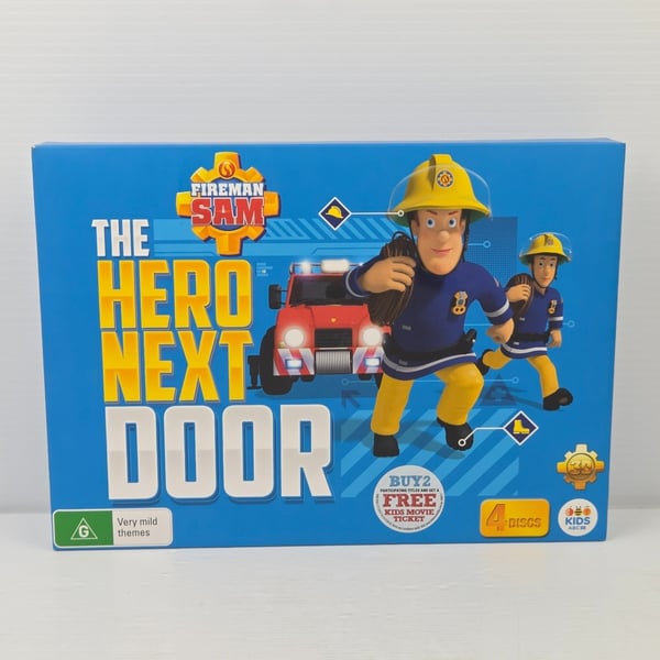 Fireman Sam The Hero Next Door 30th Anniversary Box Set ABC Kids DVD ...