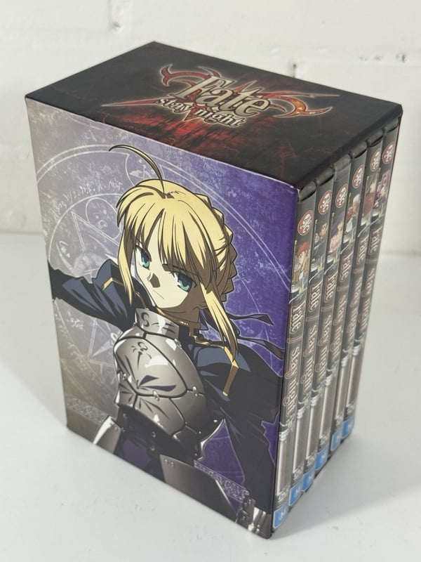 Fate Stay Night Complete Anime Series with Box Geneon Rare OOP DVD ...