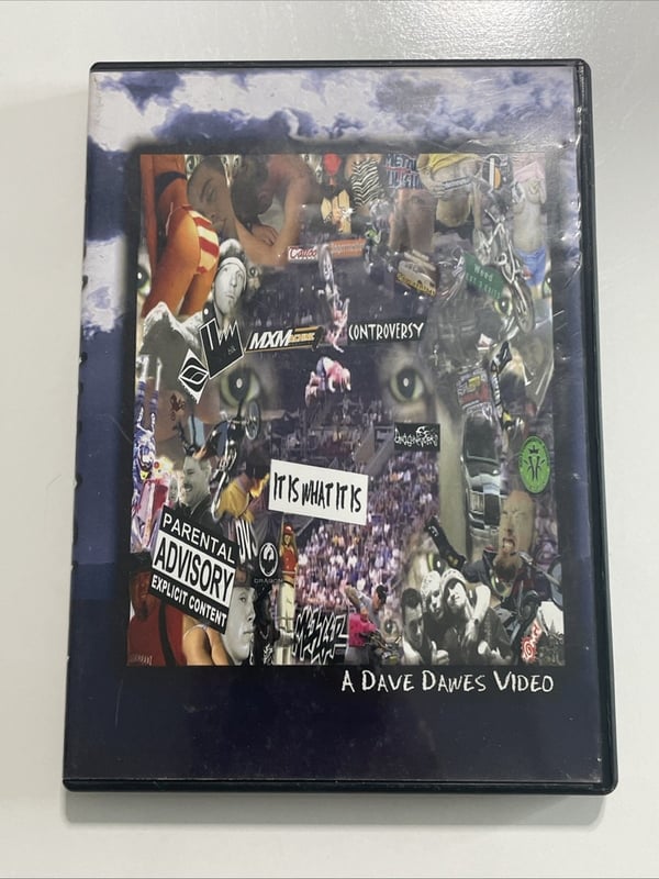 Dave Dawes: It Is What It Is Nu Metal Motocross BMX DVD (2004) | CDON