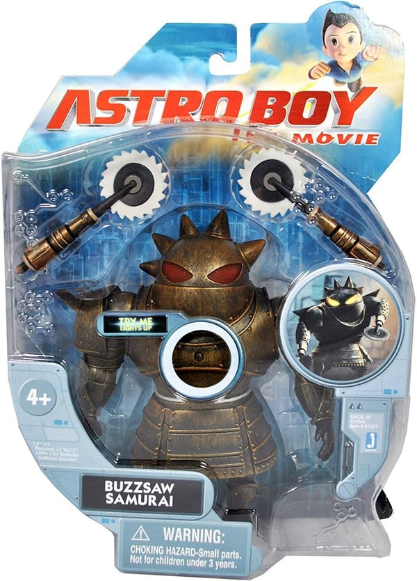 Astro Boy The Movie Series 6 Inch Tall Light-Up Action Figure Buzzsaw ...