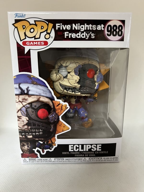 Funko Pop Vinyl Five Nights At Freddys Eclipse 988 FNAF Security Beach ...