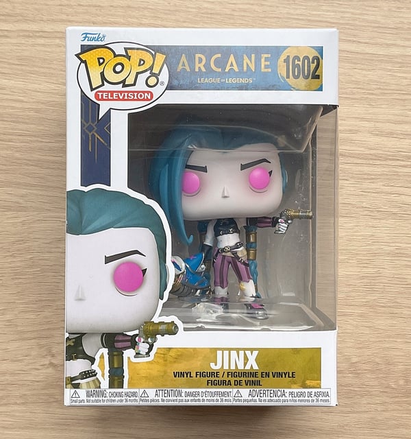 Funko Pop Arcane Jinx #1602 + Free Protector Brand New | CDON