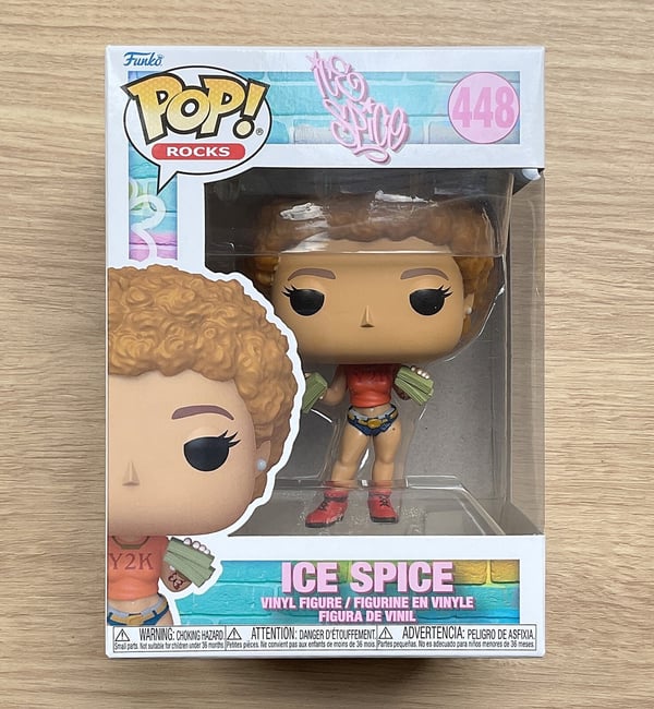 Funko Pop Rocks Ice Spice #448 + Free Protector Brand New | CDON