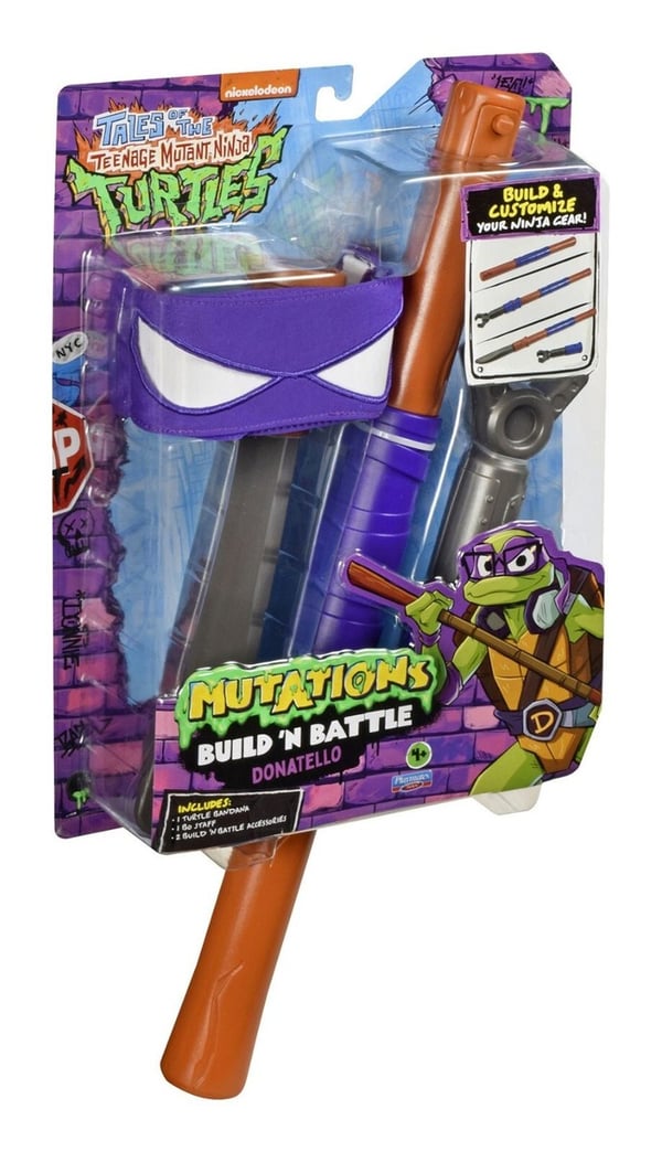 Teenage Mutant Ninja Turtles Donatello's Build 'N' Battle Role Play Set ...