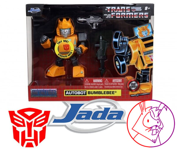 Bumblebee Transformers Cartoon Die Cast Metalfigs Jada Toys Brand New ...