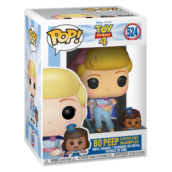 Funko Pop Vinyl: Disney: Toy Story: Bo Peep With Officer Giggles ...