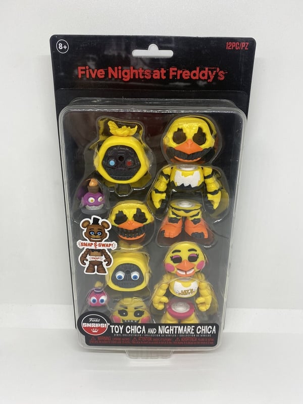 Funko Five Nights At Freddys Snaps Chica Toy Chica & Nightmare Chica ...