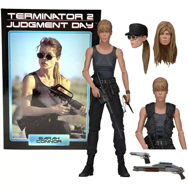 NECA Terminator 2 Judgement Day Sarah Connor 7 Action Figure Model ...