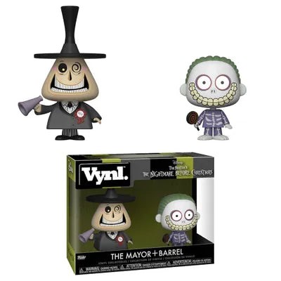 Funko VYNL The Nightmare Before Christmas Mayor and Barrel Vinyl ...