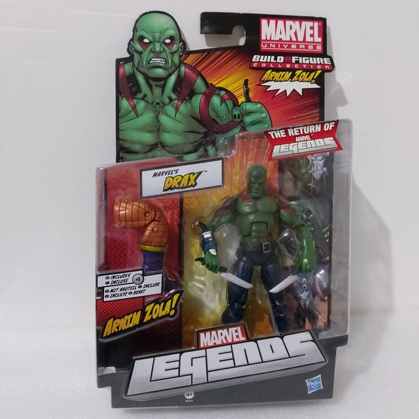 Hasbro Marvel Legends Arnim Zola BAF Drax Action figure, Sealed Brand ...