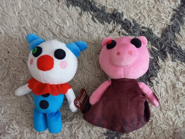 Roblox PIGGY Series 1 Collectible Plush Soft toy Piggy and Clowne Brand ...