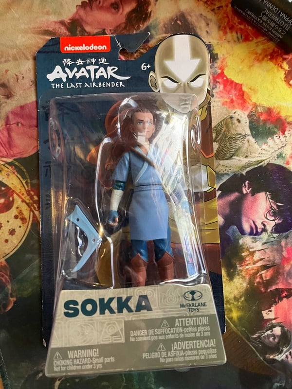 Sokka Avatar the Last Airbender 5 Action Figure McFarlane Toys Light ...