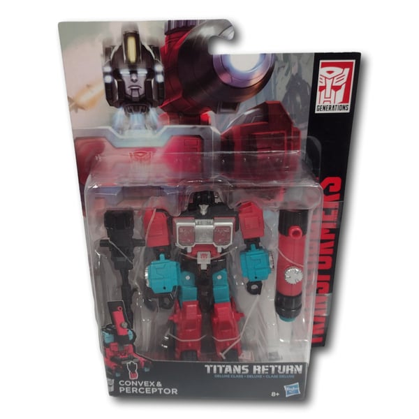 Transformers Titans Return Convex & Perceptor Action Figure Brand New ...