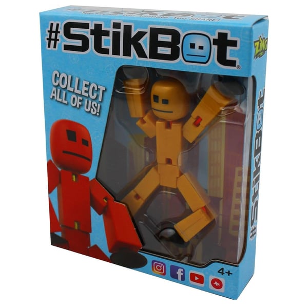 StikBot Single Figure Pack Assorted Colours Zing Brand New | CDON