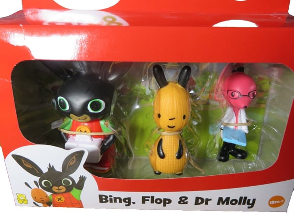 Bing Watch Play Learn 3 Figure Pack Bing, Flop & Dr Molly Set Brand New ...
