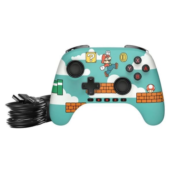Gamepad - Nintendo Switch 2 - Mario Time - Kablet - Strømforsyning A | CDON