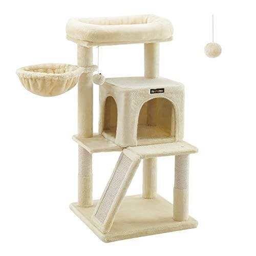 Kattträd, Katttorn, Förlängd Abborre För Stora Katter, Beige | CDON
