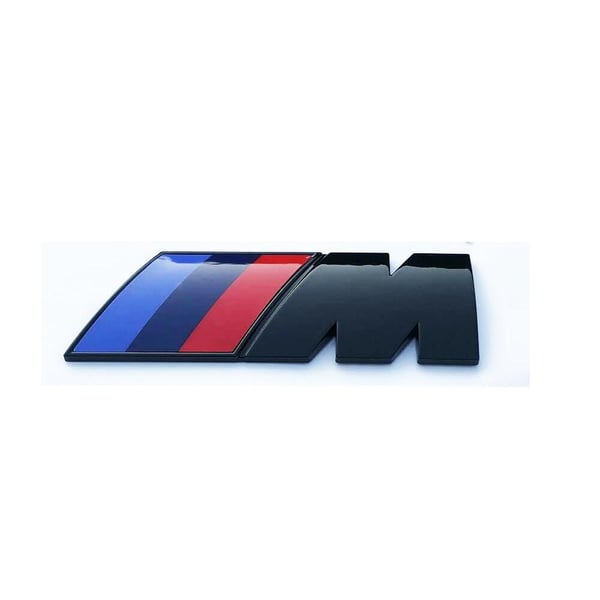 Bmw Rear Boot Gloss Black Back Lid Trunk Badge Stick on Emblem Stick M1 ...