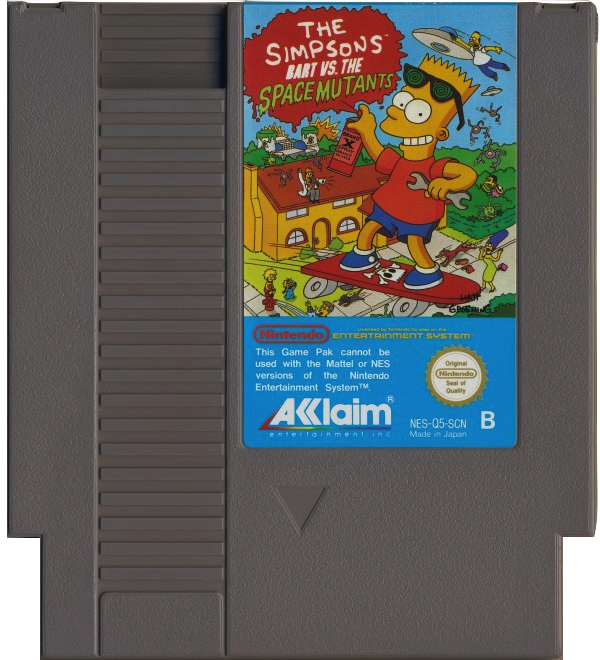 The Simpsons Bart vs. the Space Mutants - Nintendo 8-bit/NES - PAL B ...