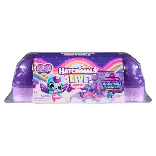 Hatchimals Hatchimals Alive Neon Regnbåge Kartong - (6072615) | CDON