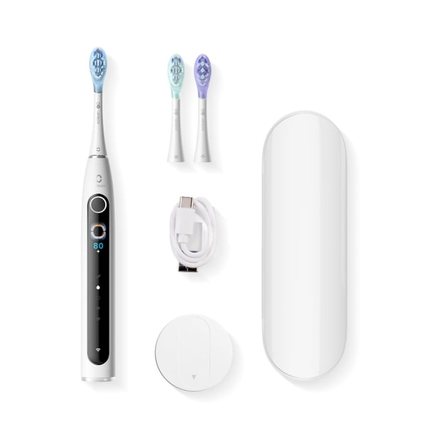 Oclean Elektrisk Tandborste X Pro 20 Set Vit | CDON