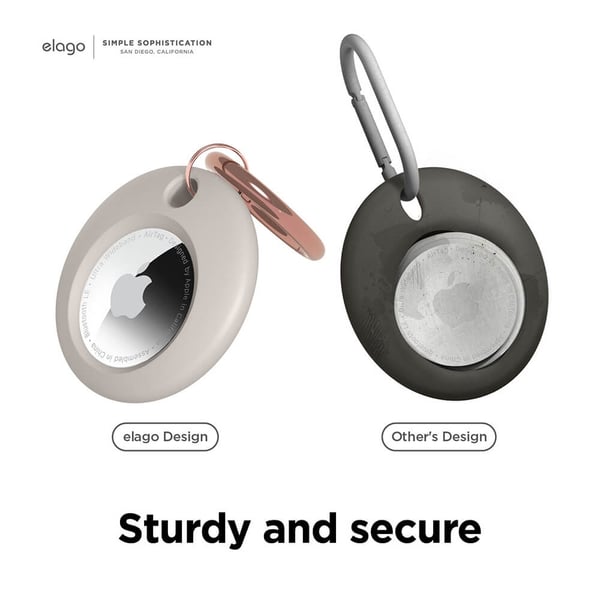 ELAGO Basic Key Chain for AirTag Stone | CDON