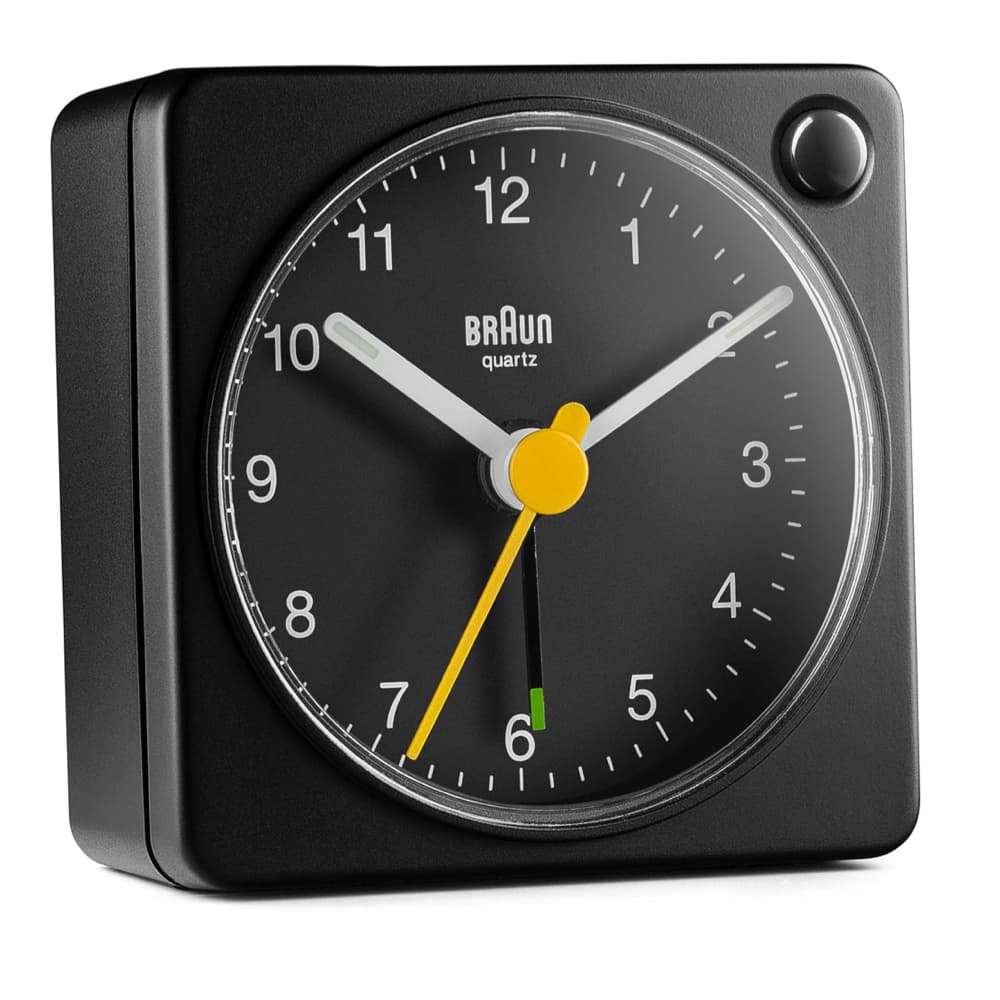 Braun Classic Travel Analogue Alarm Clock | CDON