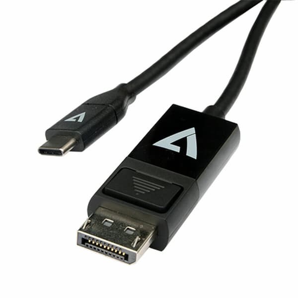 USB-C till DisplayPort Adapter V7 V7UCDP-2M Svart | CDON