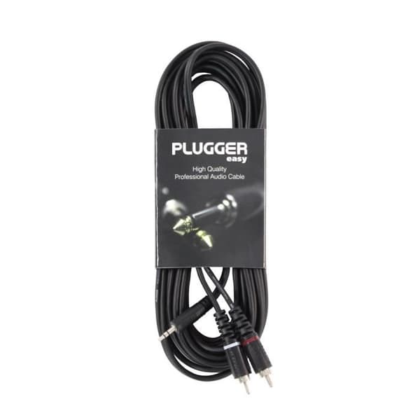 Plugger Kabel Y Mini Jack Hane Stereo - RCA Hane 6m Easy Kablar I Y | CDON