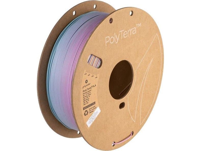 Poly Filament Polymaker PolyTerra Gradient PLA 1,75mm 1kg - Pastel ...