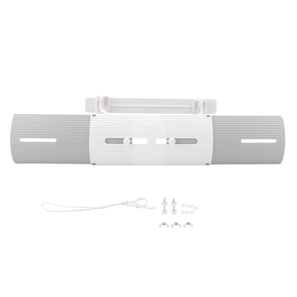 Vindskydd Luftkonditionering Vindskydd Infällbar Vindruteavvisare Grå ...