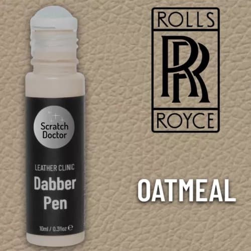 Leather Paint Dabber ROLLS ROYCE OATMEAL Repair scratches and scuffs ...