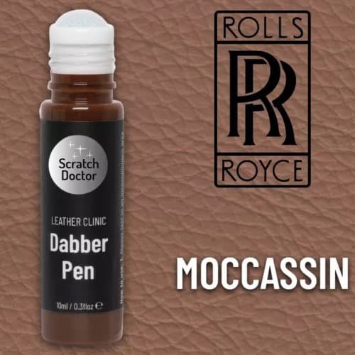 Leather Paint Dabber ROLLS ROYCE MOCCASIN Repair scratches and scuffs ...