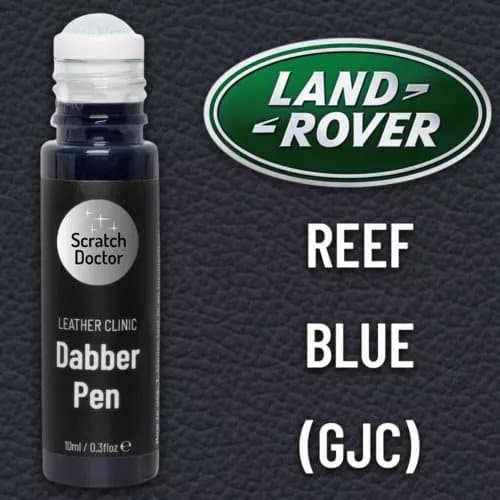 Leather Paint Dabber for LAND ROVER REEF BLUE GJC. Repair scratches ...